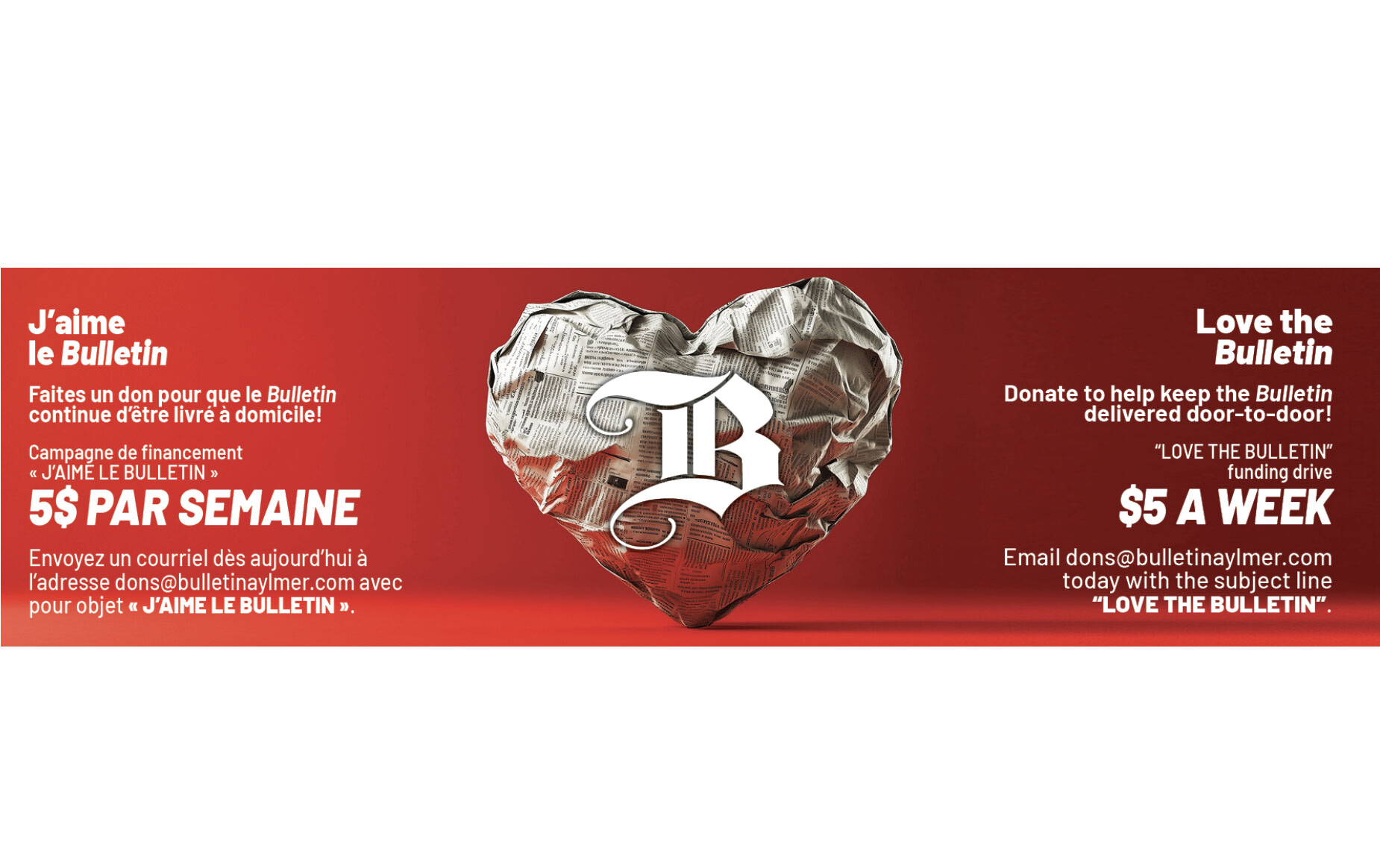 a week?: Fundraiser to help pay Canada Post