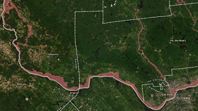 A flood map that spreads discord across the Outaouais