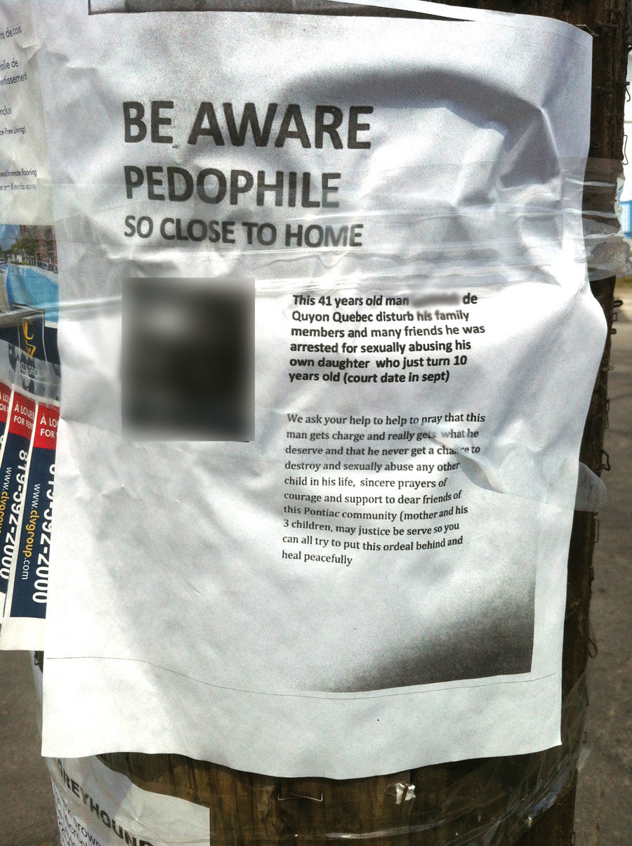 Controversial poster in Old Aylmer removed